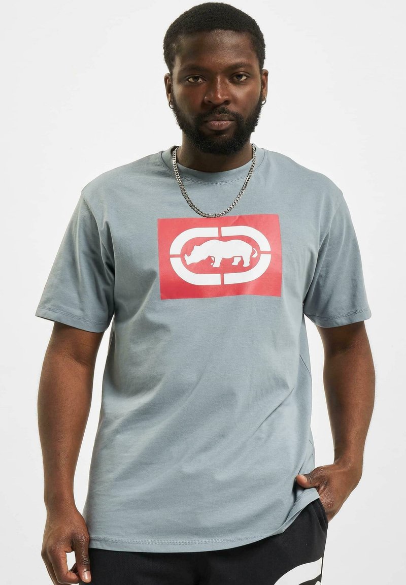ecko unltd. BASE - T-shirt imprimé - grey/gris - ZALANDO.FR