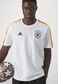 adidas Performance DEUTSCHLAND DFB DNA TEE - T-Shirt print - white/weiß ...