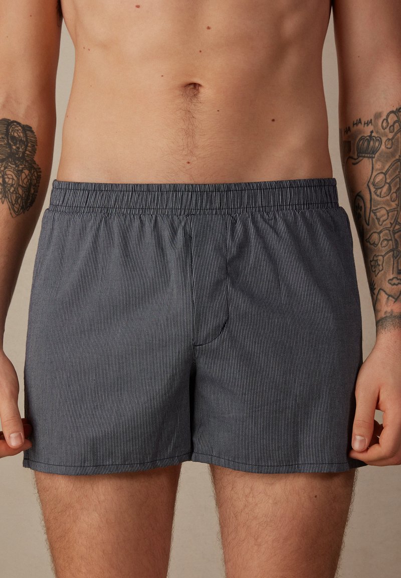 Intimissimi PRINT-DETAIL - Boxers - millerighe/denim negro - Zalando.es