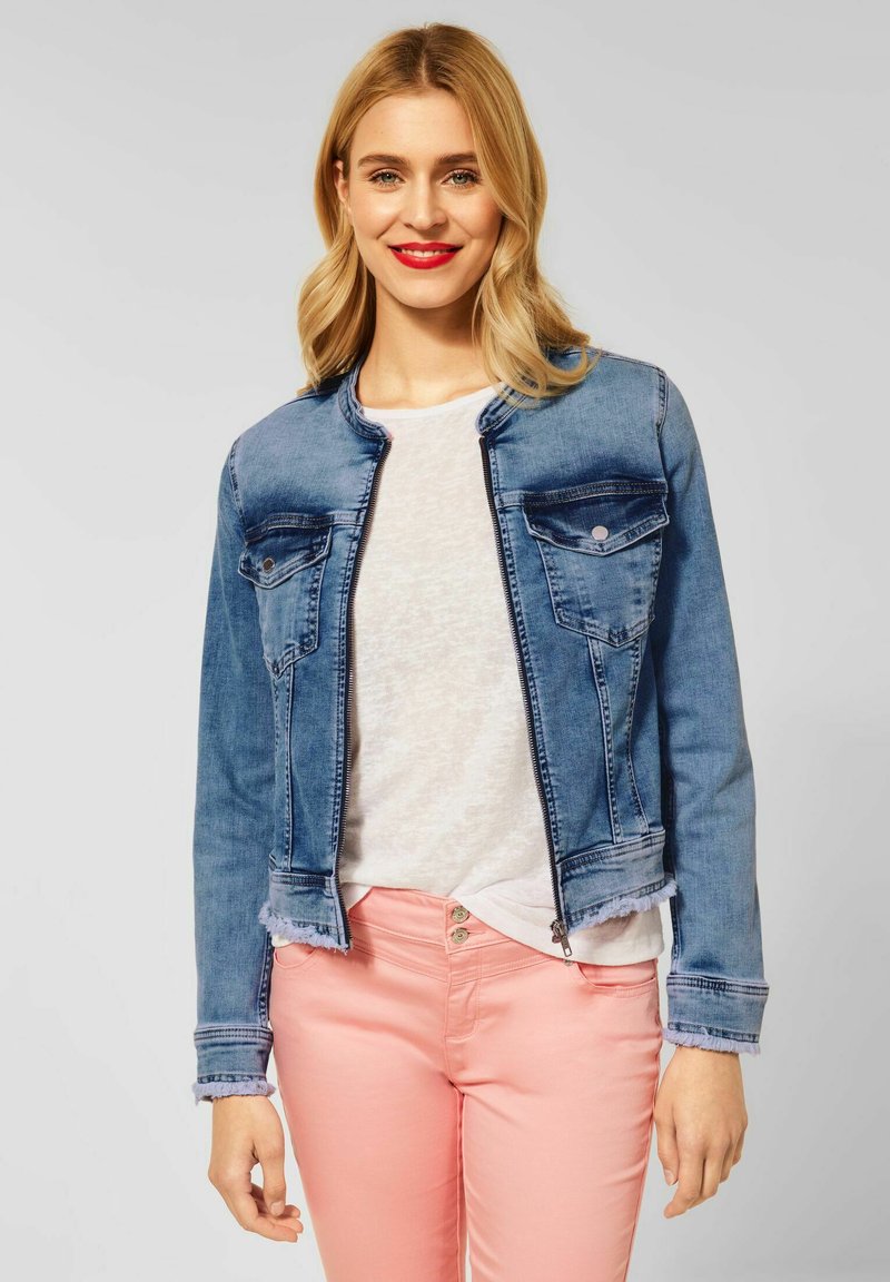 Street One Denim jacket - dark blue denim/dark-blue denim - Zalando.de