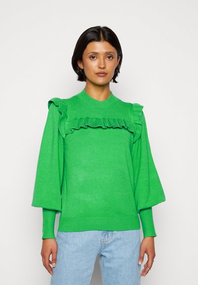 YAS YASHALTON HIGH-NECK - Strickpullover - brown sugar/beige - Zalando.ch