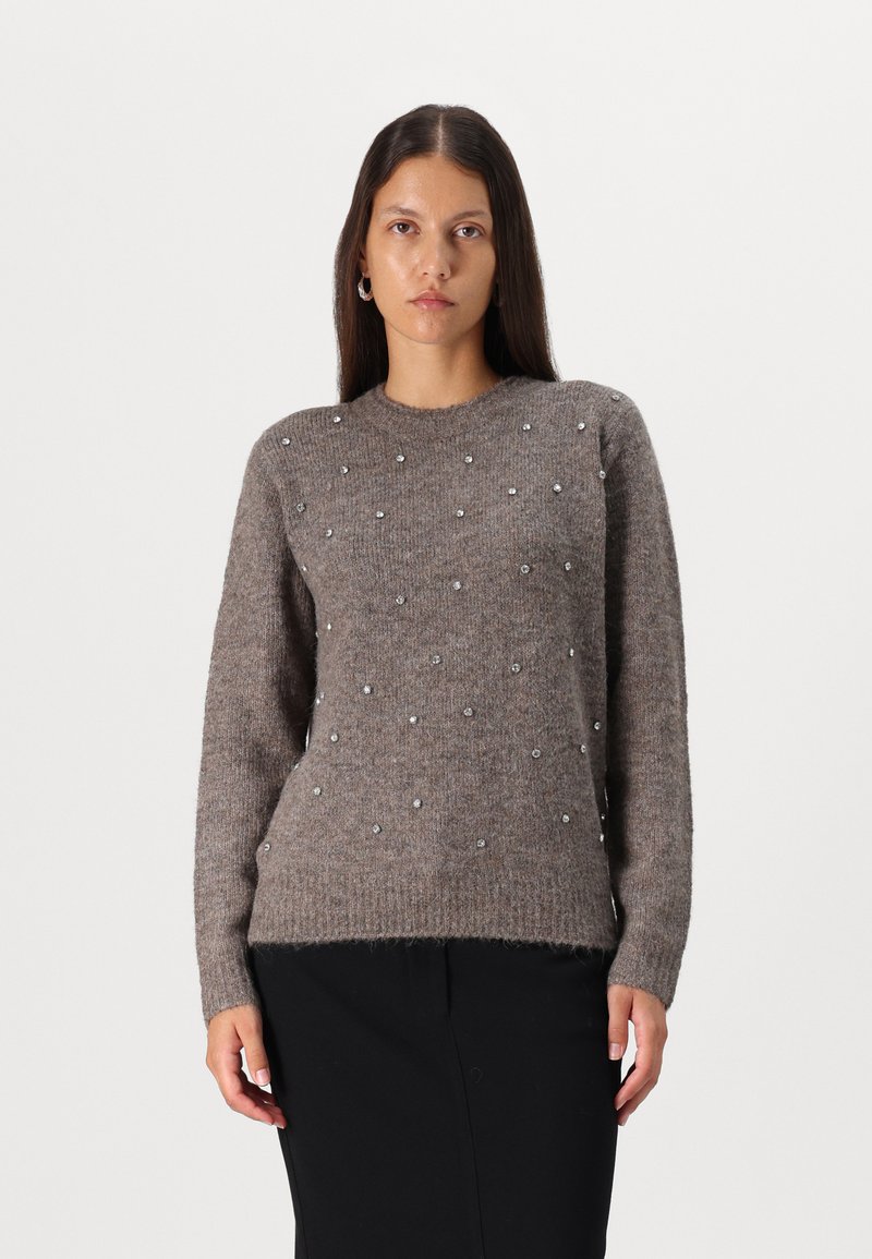 Copenhagen Muse Jumper - timber wolf/black - Zalando.co.uk