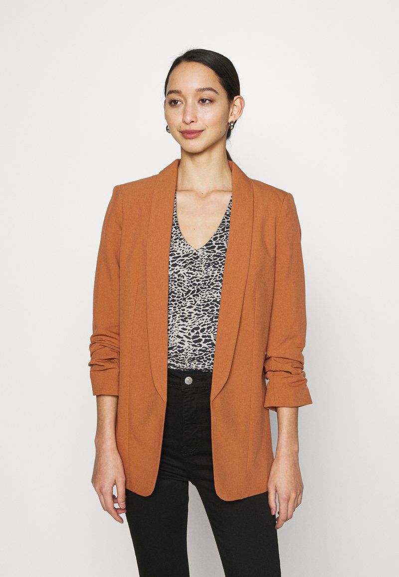 Pieces Short coat - mocha bisque/tan - Zalando.ie