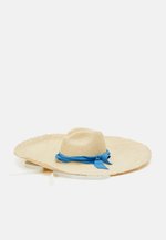 Sensi Studio EXTRA LONG BRIM PANAMA HAT WITH FRAYED EDGES - Chapeau ...