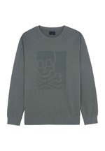 Scalpers FRAME SKULL - Sweater - dark green/donkergroen - Zalando.nl