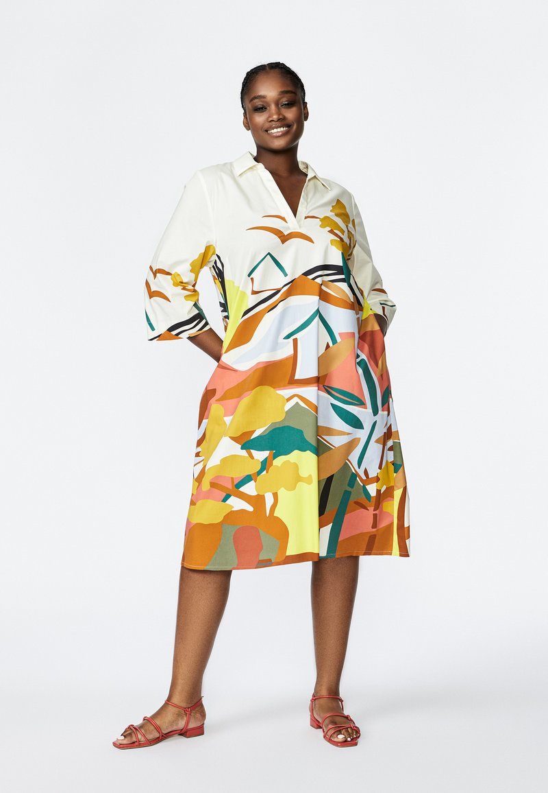 Xandres KYREL - Freizeitkleid - chili/mehrfarbig - Zalando.de