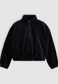Levi's® DELTA 1/4 ZIP - Sweat polaire - caviar/noir - ZALANDO