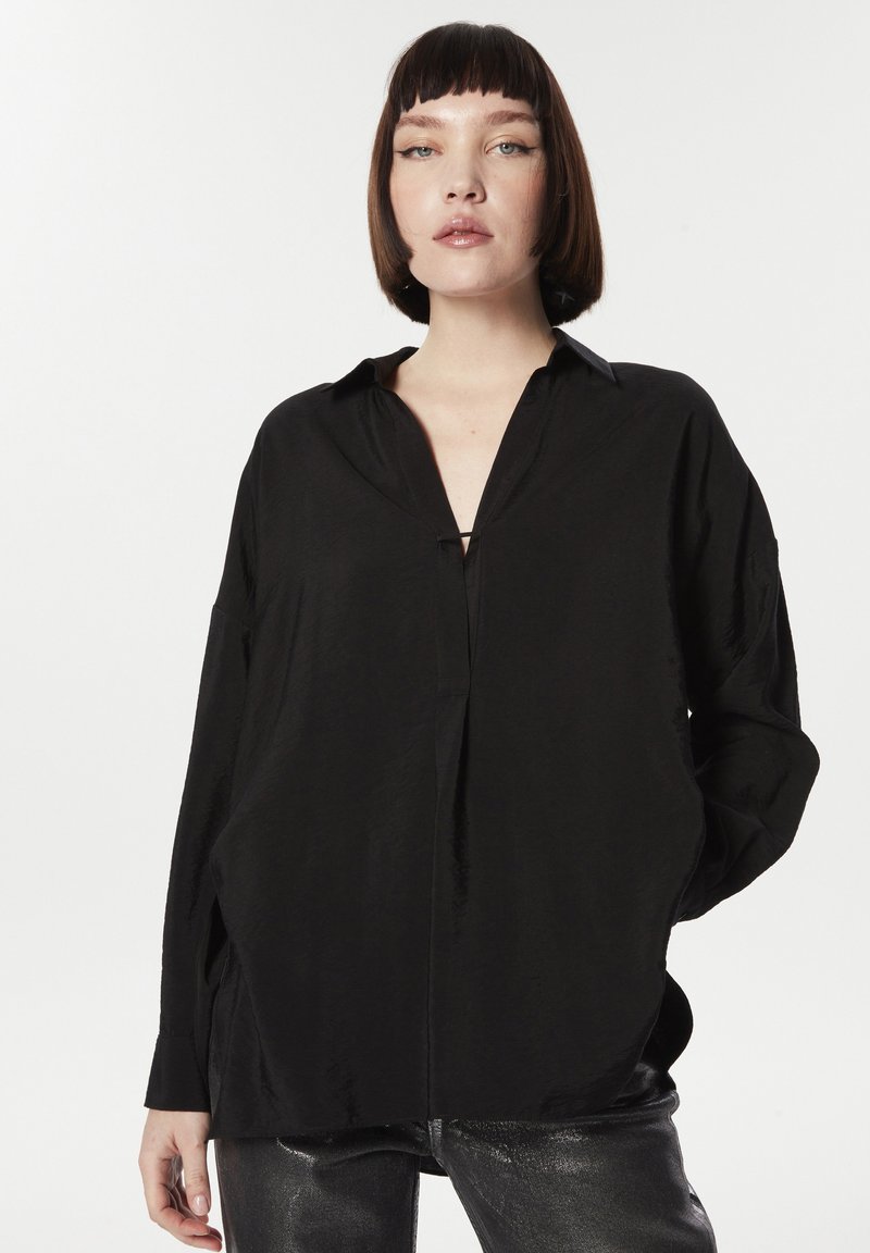 Twist RELAXED FIT LOOSE BASIC - Blusa - black/negro - Zalando.es