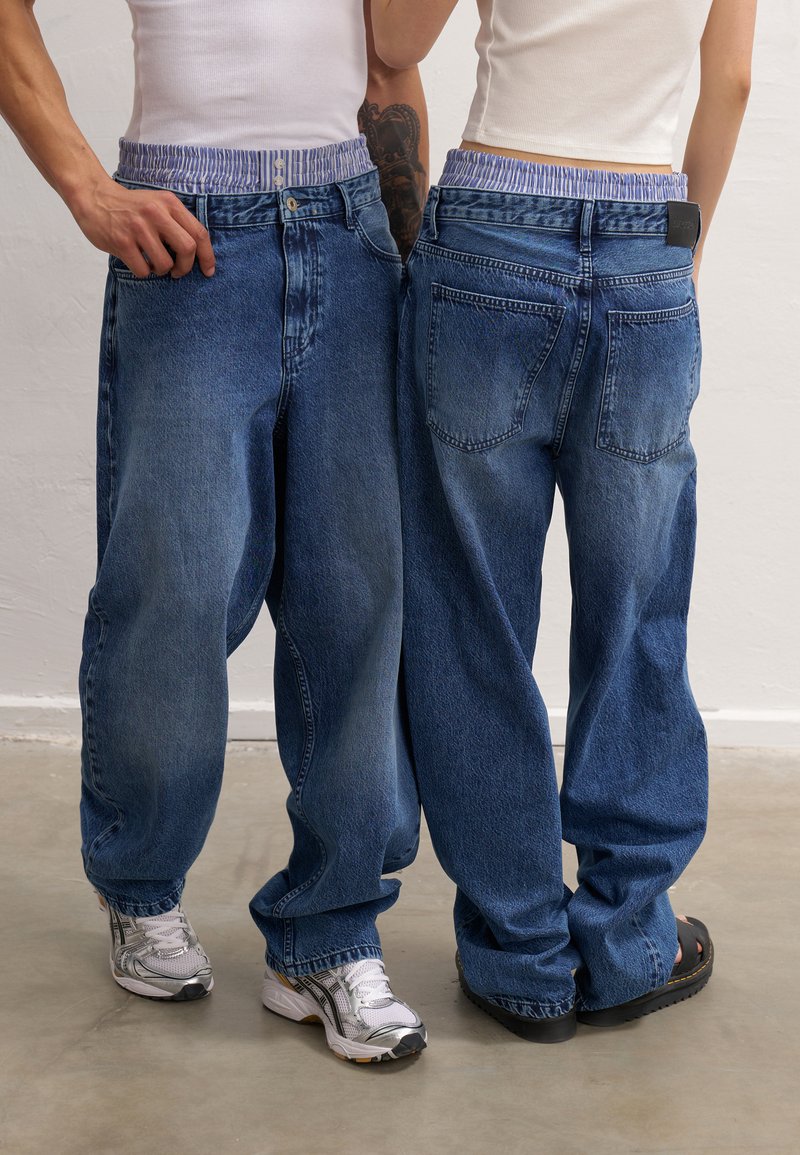 YOURTURN UNISEX - Relaxed fit jeans - blue denim - Zalando.ie