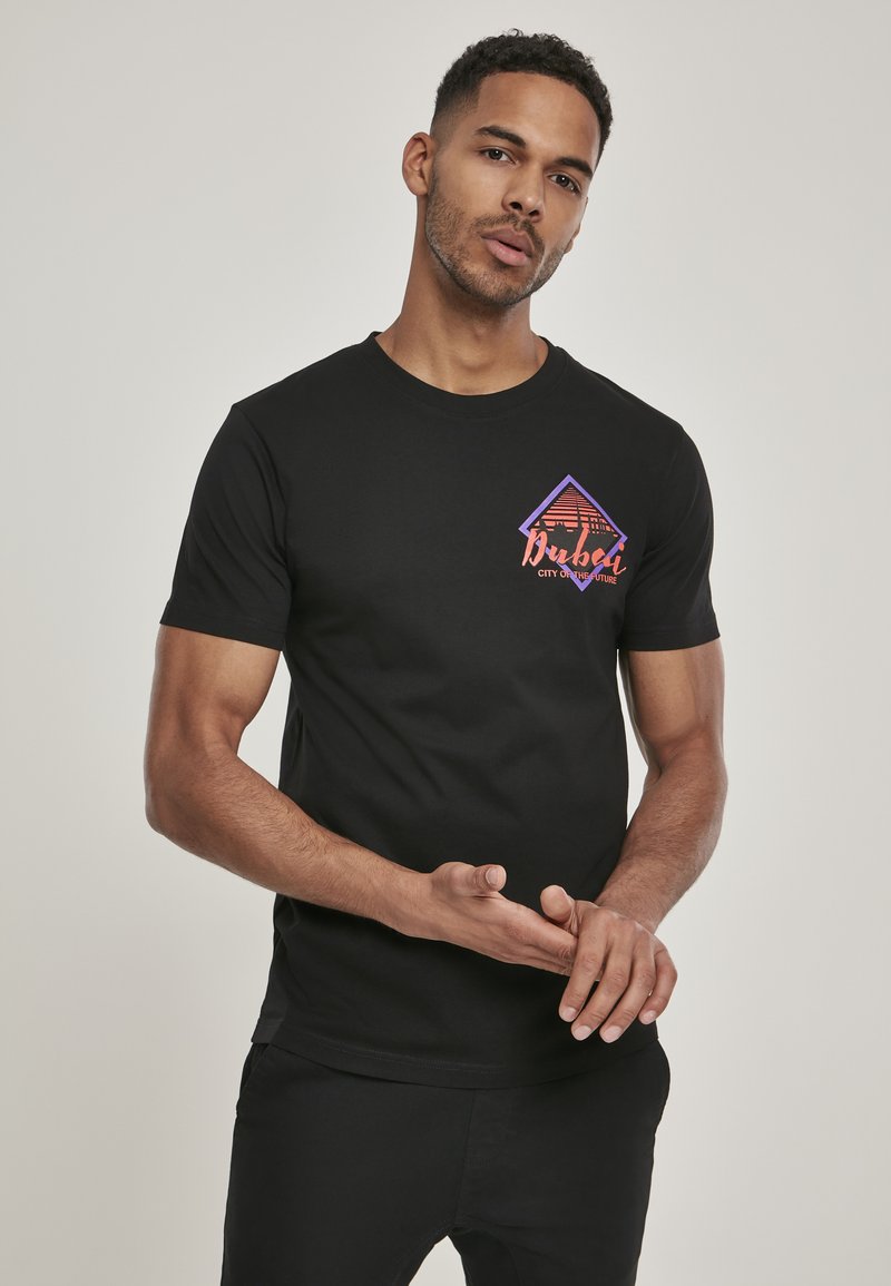 Mister Tee CITY OF THE FUTURE TEE - T-shirts print - black/sort ...