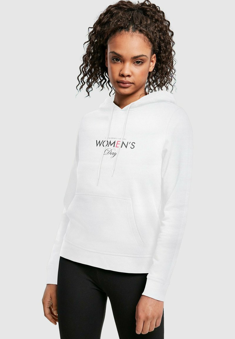 Merchcode INTERNATIONAL WOMEN'S DAY 4 BASIC - Hoodie - white/wit - Zalando.nl