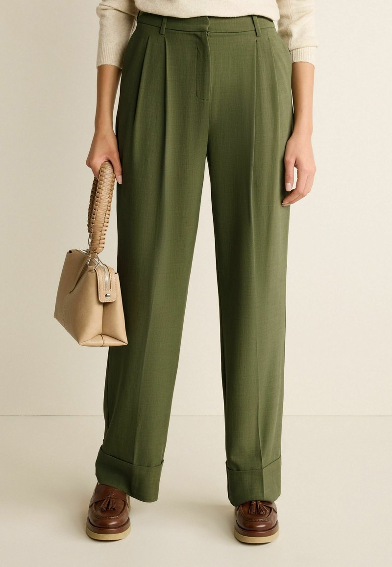 Next TURN UP STANDARD - Trousers - green - Zalando.de