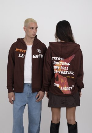 GOODBOIS G-STONE - Sweatjacke - stone/dunkelbraun - Zalando.de