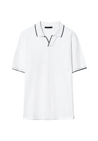 Calliope TESSUTO OPERATO - Polo shirt - bianco ottico/off-white - Zalando