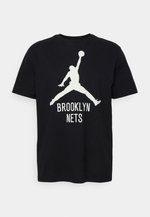 Nike Performance NBA BROOKLYN NETS TEE - Club wear - black - Zalando.co.uk