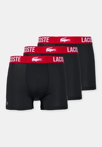 Lacoste Sport PERFORMANCE 3 PACK - Boxers - black/red/zwart - Zalando.nl