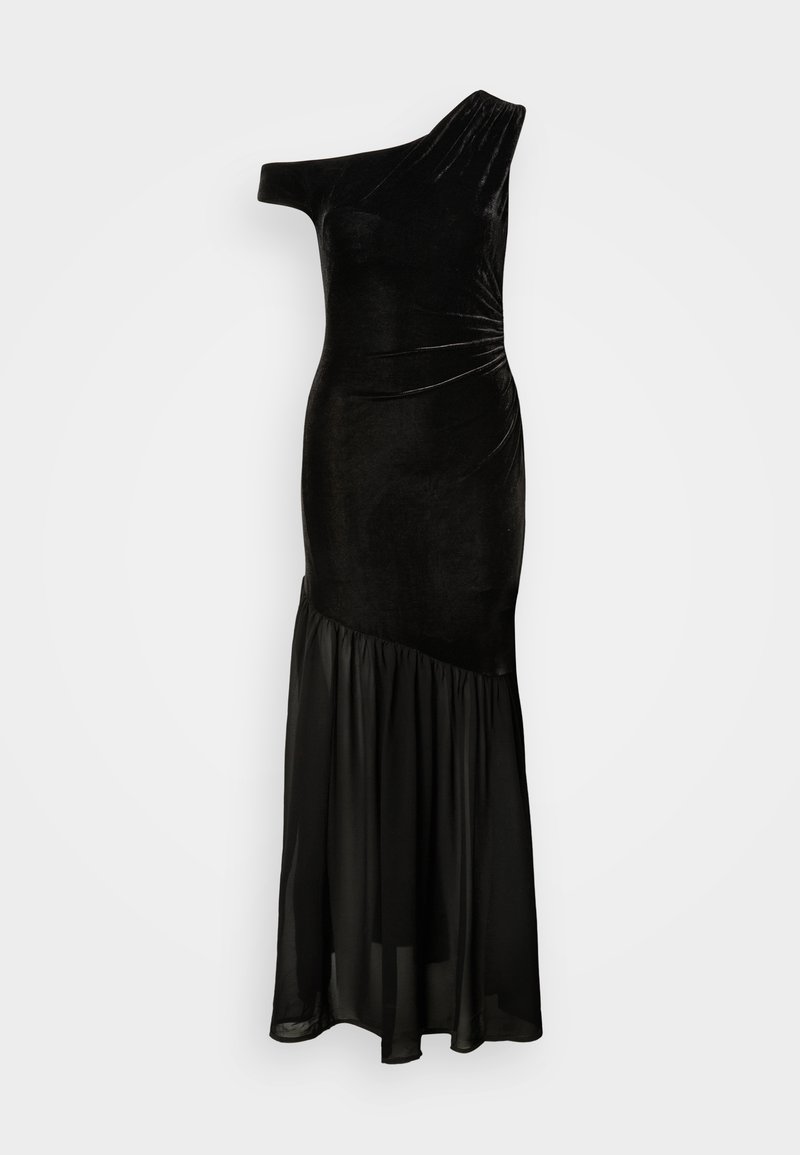Gina Tricot TWISTED SHEER MAXI DRESS - Occasion wear - black - Zalando ...