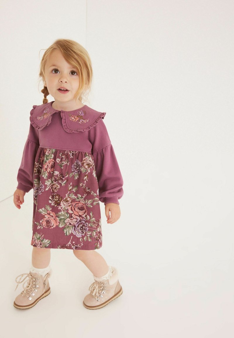 Next Jersey Raglan Collar Dress - Jerseykleid - pink - Zalando.de