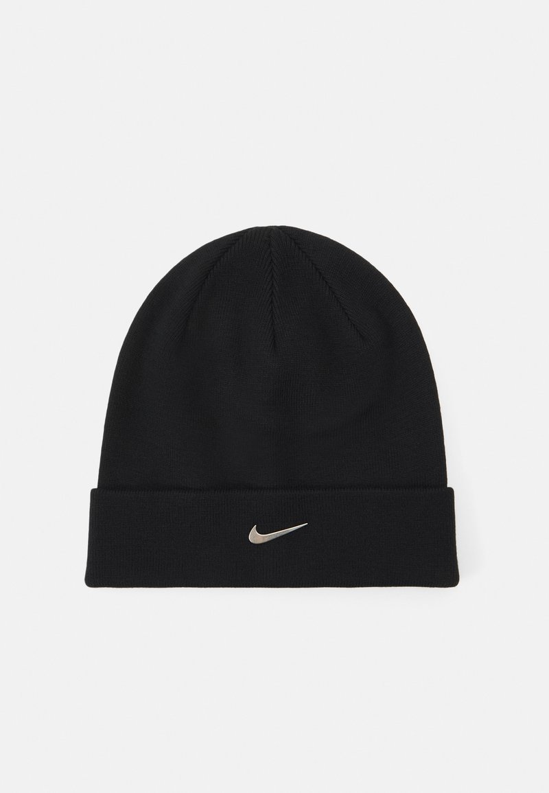 Nike Sportswear PEAK BEANIE UNISEX - Mütze - black/metallic silver/schwarz - Zalando