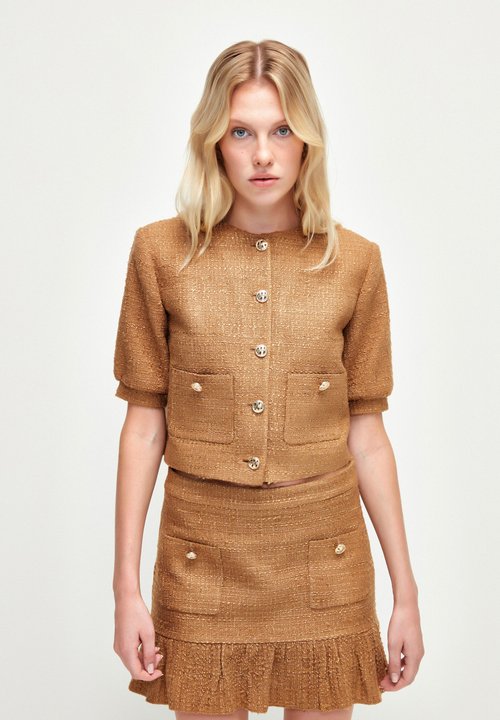 adL GARNISHED WITH POCKET FLAP - Robe chemise - printed black/noir ...