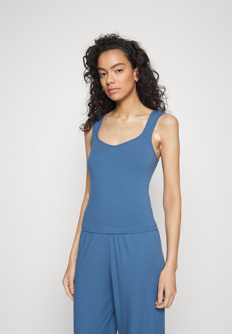 Triumph NATURAL SPOTLIGHT CAMISOLE - Pyjama top - liberty blue/blue ...