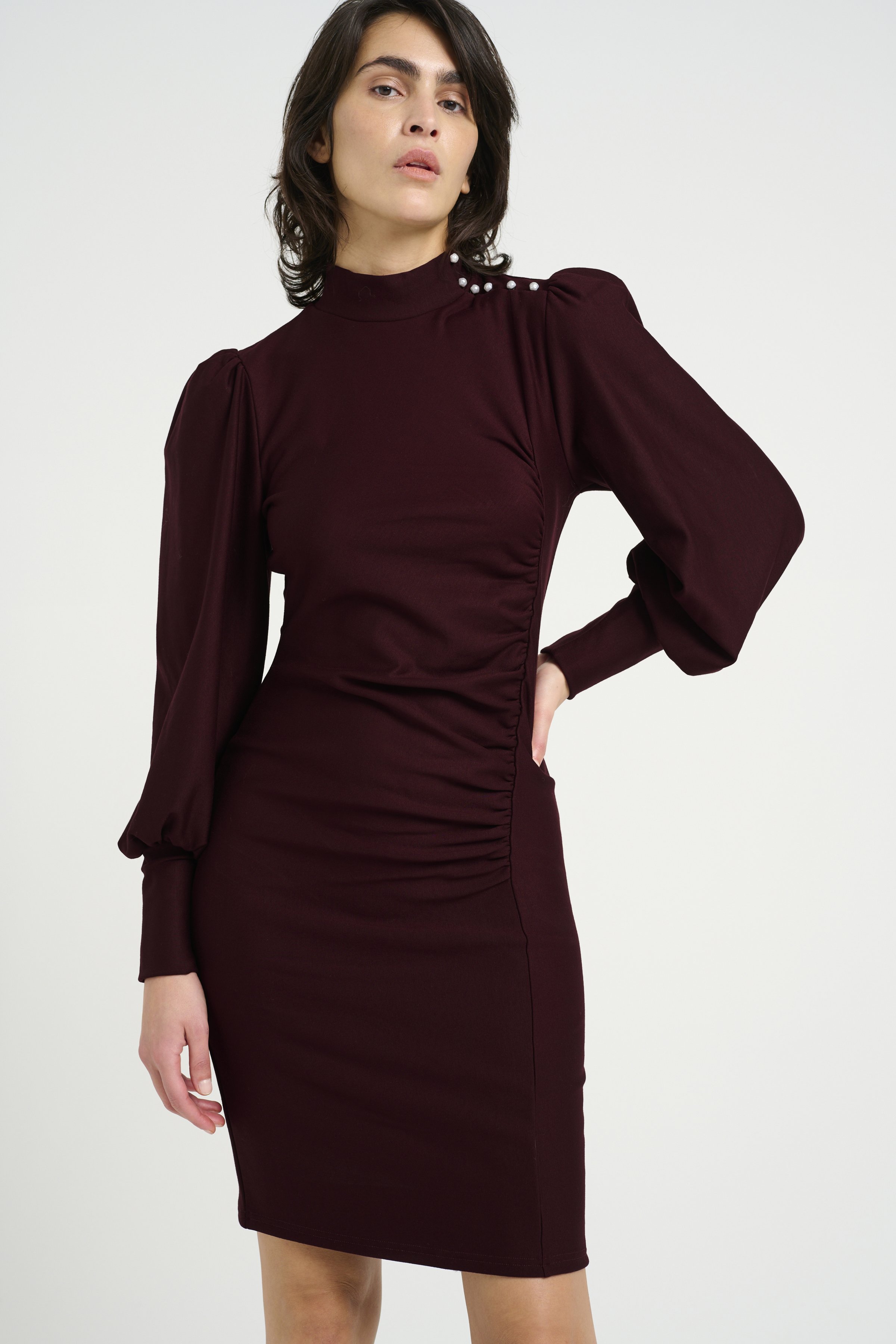 Gestuz RIFA BUTTON DRESS Shift dress blood red dark red Zalando