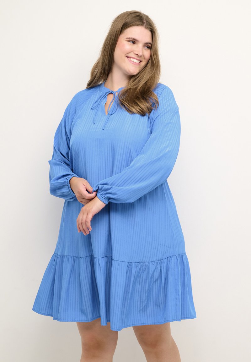 Kaffe Curve KCSILJA SIMI - Vestido informal - regatta/azul - Zalando.es