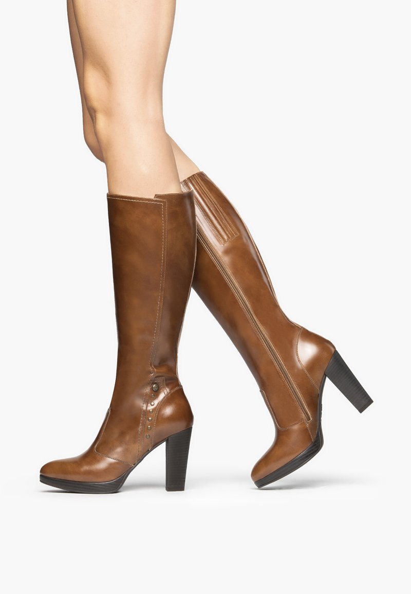 NeroGiardini Bottes à talons hauts - cuoio/marron - ZALANDO.FR