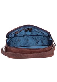 mano DON PIETRO - Handtas - dunkelbraun/donkerbruin - Zalando.nl