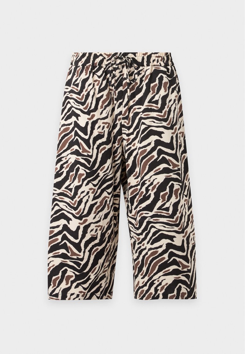 ONLY Carmakoma CARELITE CULOTTE PANTS - Shorts - black/negro - Zalando.es