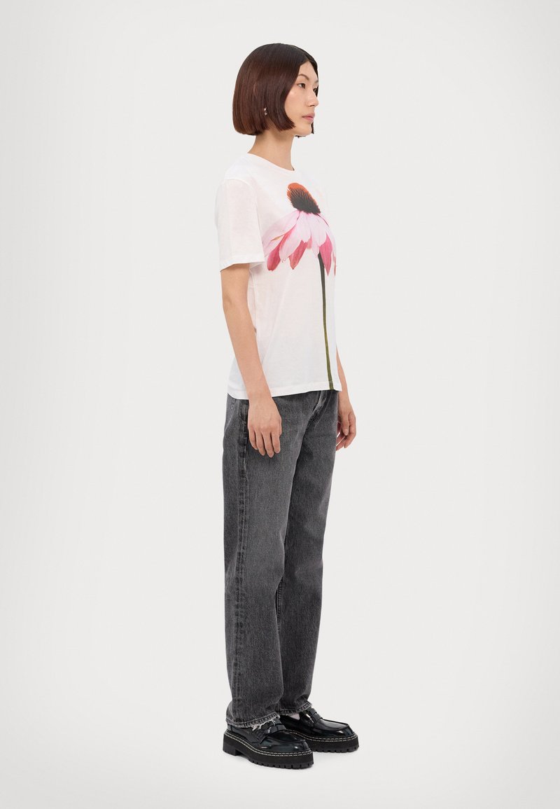 PS Paul Smith WOMENS FLOWER - Print T-shirt - white - Zalando.co.uk