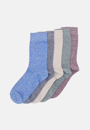 camano 9 PACK UNISEX - Strumpor - stone melange/jeans/blå - Zalando.se