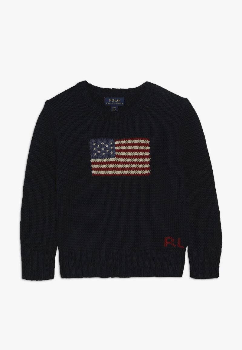 Polo Ralph Lauren The Iconic Flag Sweater Jumper Hunter Navyblue 2823
