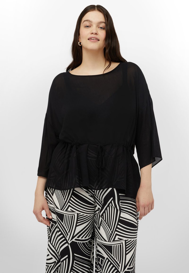 Fiorella Rubino Bluzka/czarny melanż - Zalando.pl