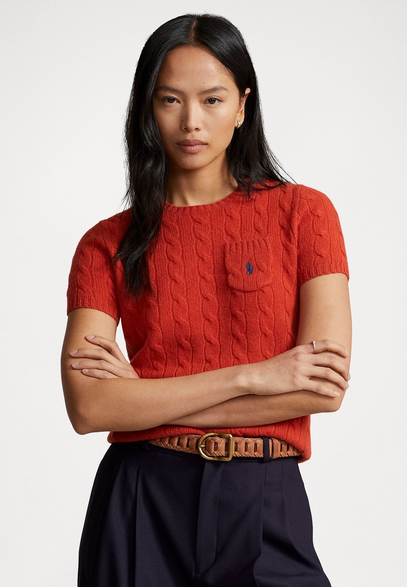 Polo Ralph Lauren TEE SHORT SLEEVE - T-shirts basic - faded red/rød ...