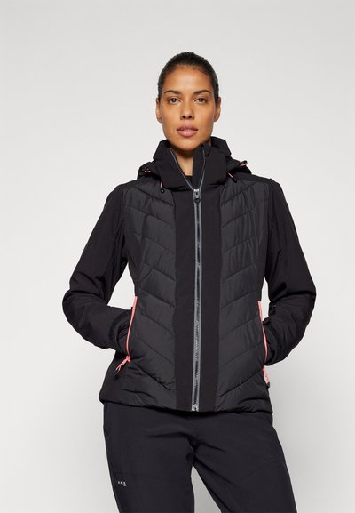CMP WOMAN JACKET ZIP HOOD - Laskettelutakki - nero/musta - Zalando.fi