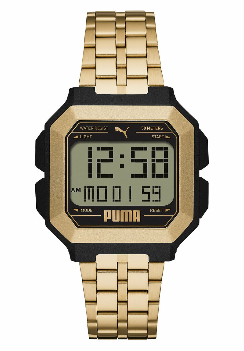 Puma Digital watch - gold-coloured - Zalando