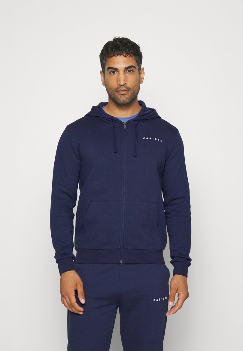 Castore ZIP THROUGH JACKET - Sweatjacke - peacoat/dunkelblau - Zalando.at