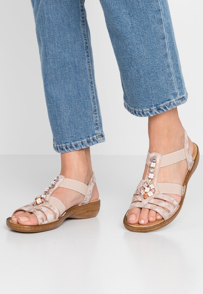 Rieker Sandales - rosa/rose clair - ZALANDO.FR
