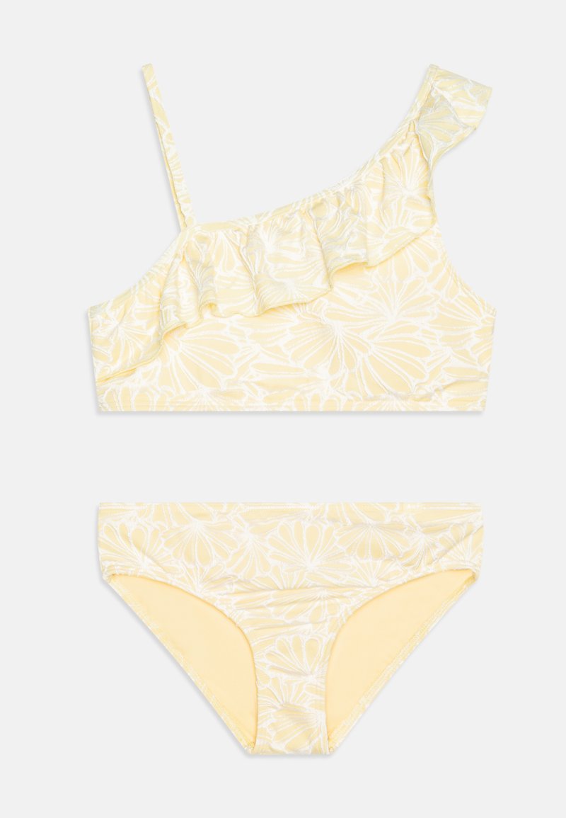 Abercrombie & Fitch RUFFLE TRIANGLE - Bikini - mustard yellow/yellow ...