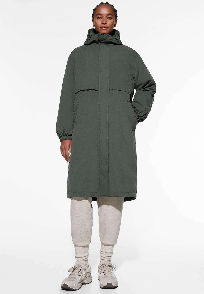 OYSHO FELLEX AEROGEL WATER-RESISTANT PADDED - Parka - khaki - Zalando.ch