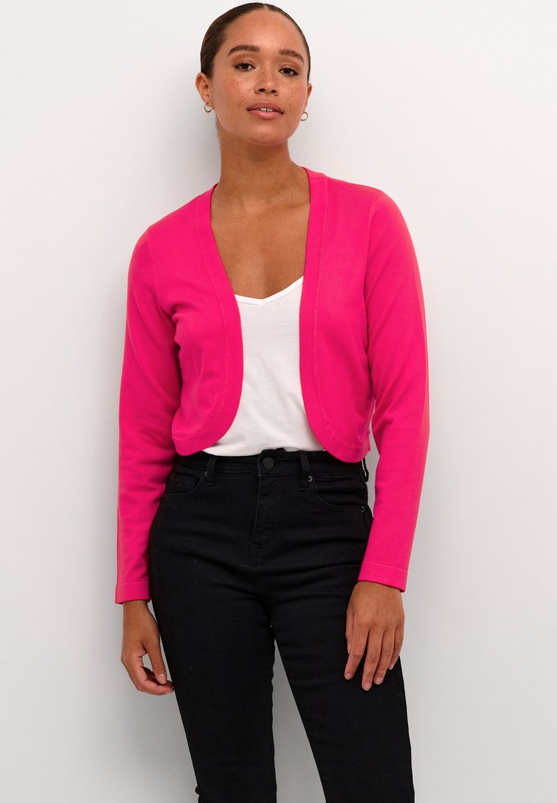 Kaffe ASTRID - Strickjacke - virtual pink/pink - Zalando.at