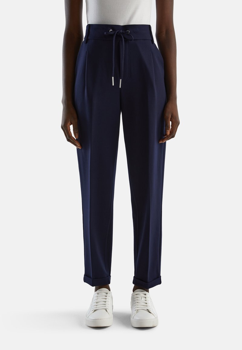 United Colors of Benetton DRAWSTRING - Pantaloni - blue/blu scuro ...