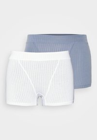 Lindex BRIEF MIDI VERA 2 PACK - Pants - light blue - Zalando.ie