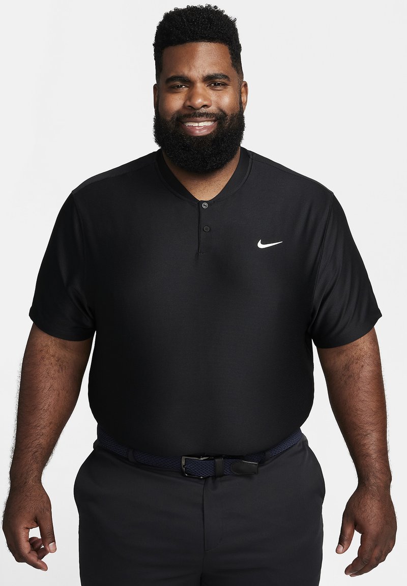 Nike Golf M NIKE DRI-FIT TOUR - Sport T-Shirt - black white/schwarz ...