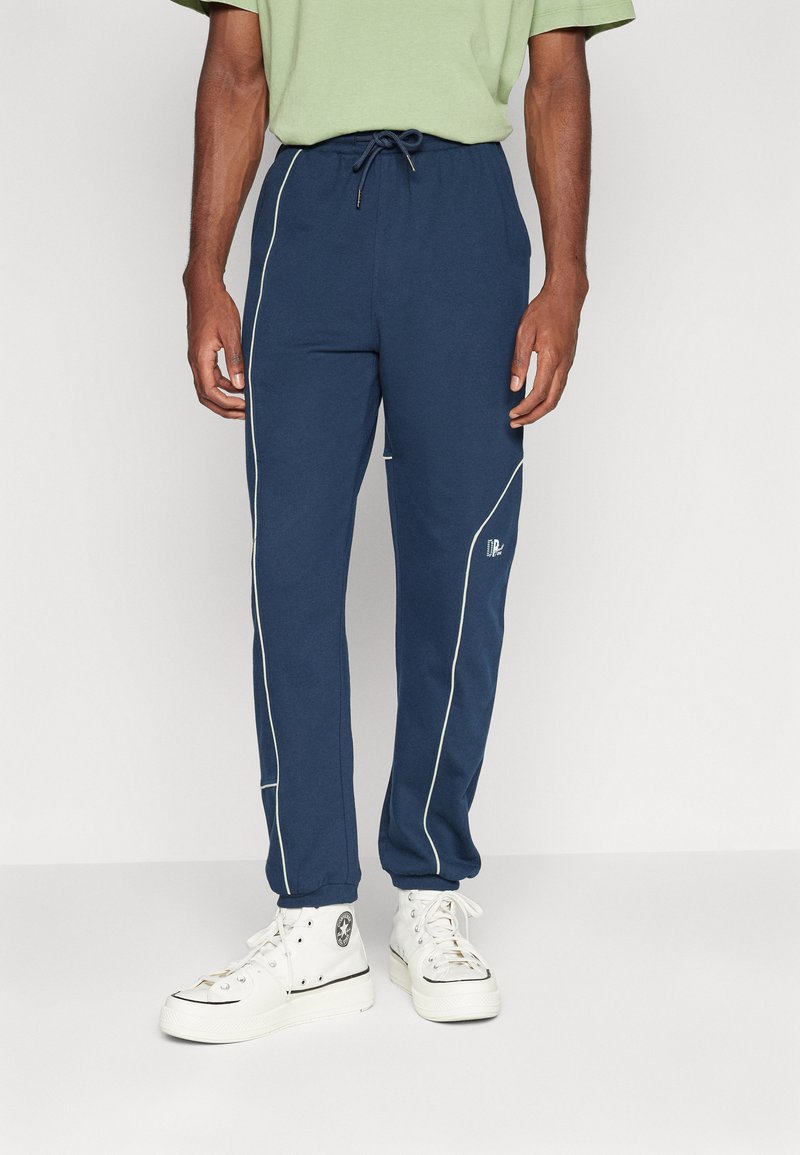 Denim Project CULTURE - Tracksuit bottoms - carbon blue/blue - Zalando.ie