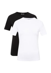 Mavi 2 PACK - T-Shirt basic - black/schwarz - Zalando.de