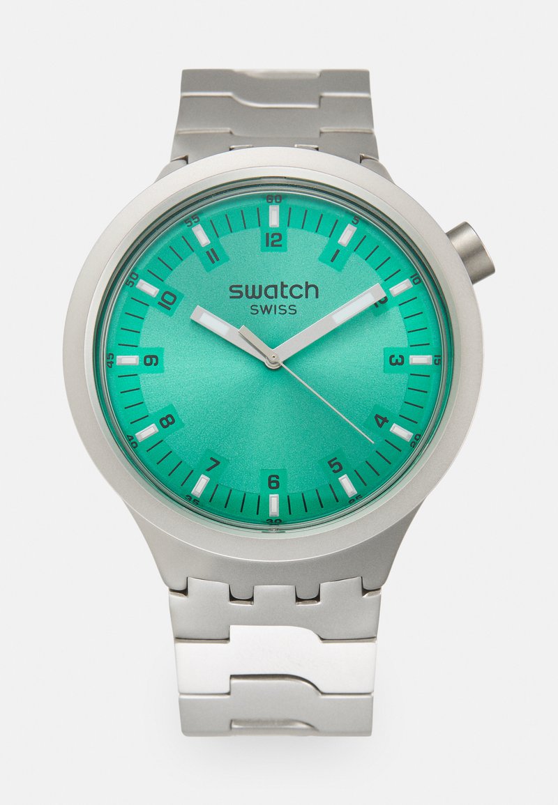 Swatch AQUA SHIMMER UNISEX - Uhr - silver-coloured/turquoise ...