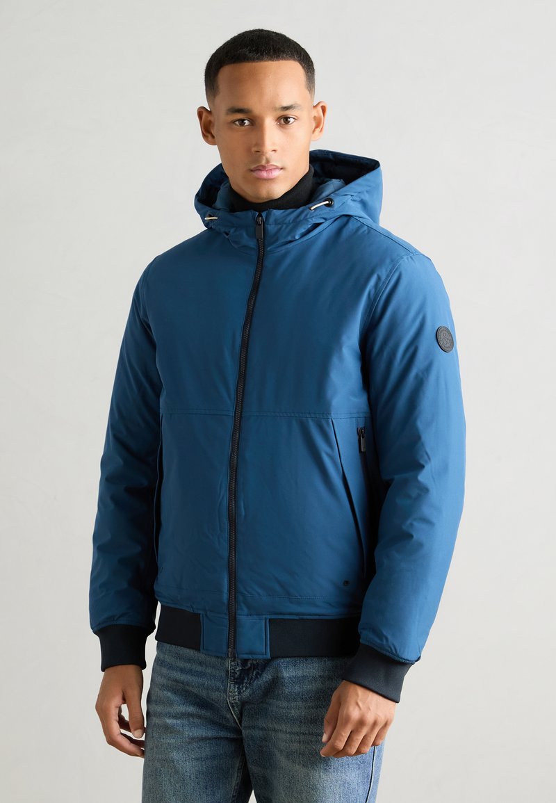 Scotch & Soda CLASSIC HOODED - Winter jacket - heritage blue/blue - Zalando