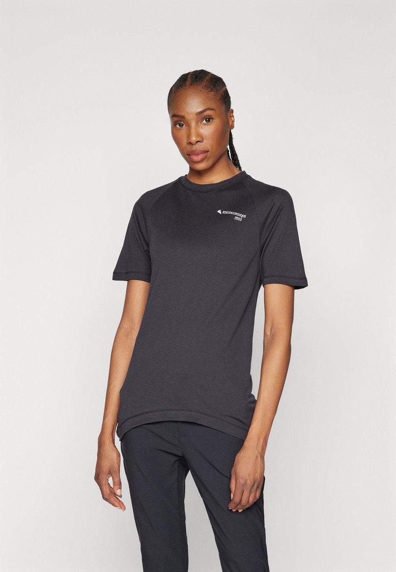 Klättermusen GROA TEE - Basic T-shirt - raven/black - Zalando